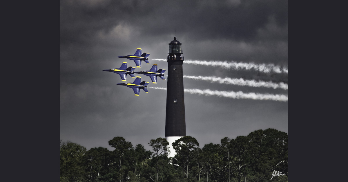 Lighthouse Blues No. 1 - Blue Angels Wall Art - JK Adams Photography