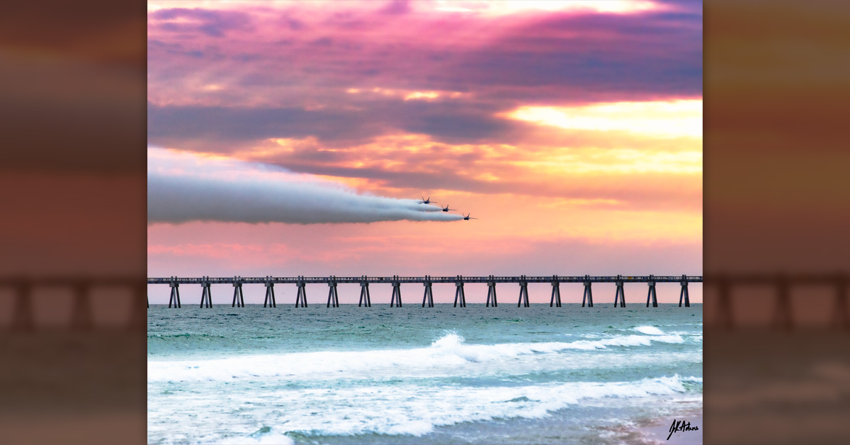 Sunset Blues - Blue Angels Wall Art - JK Adams Photography