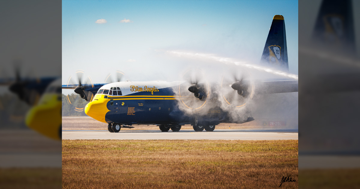 Water Salute - Blue Angels Wall Art - JK Adams Photography